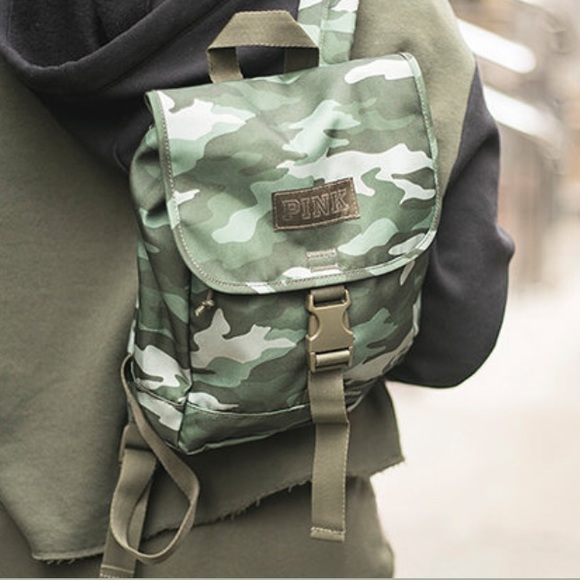PINK Victoria's Secret | Bags | Pink Vs Mini Camo Backpack Limited ...